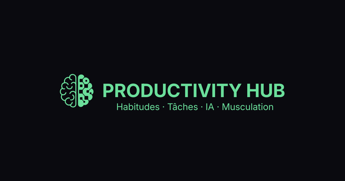 Productivity Hub | App de productivite avec IA — Habitudes, Taches & Sante